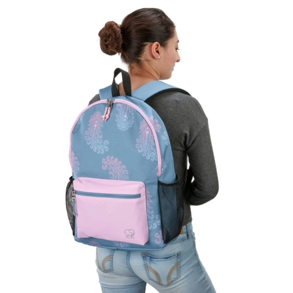 ivory ella | Bags | Ivory Ella 7 Lovely Blue Paisley Backpack | Poshmark